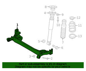 Suspension Sub-Frame 55501-5R01A | Nissan Parts Central