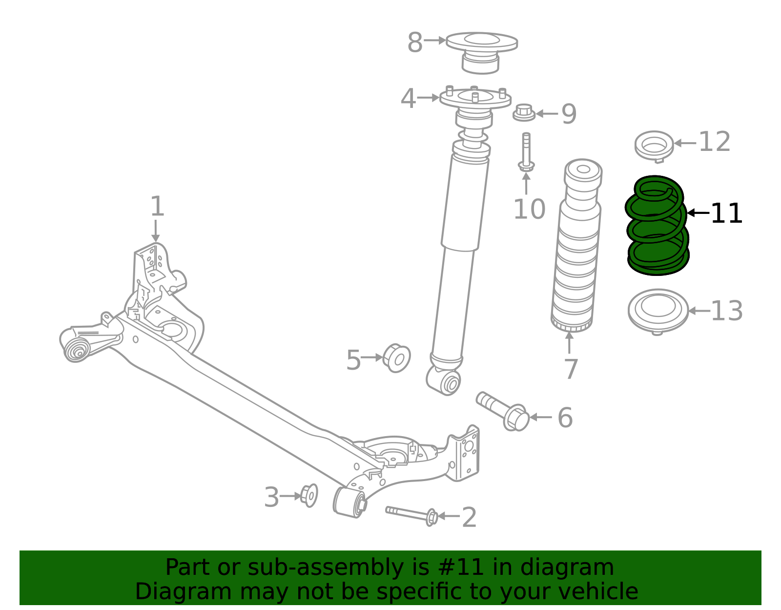55020-5RB0B - Coil Spring 2018-2025 Nissan | Official Nissan Parts Store