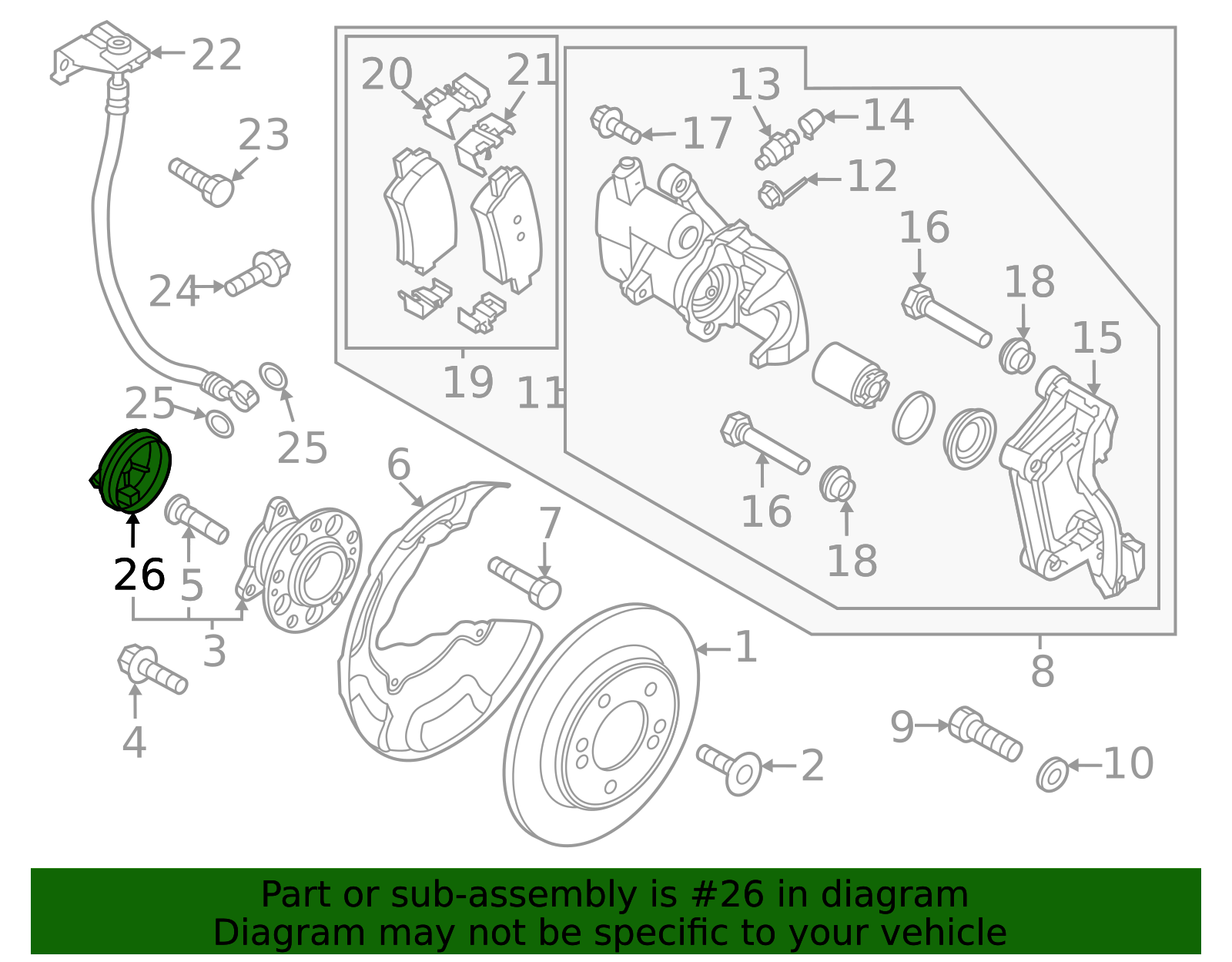 52732-K2000 - ABS Sensor 2023-2025 Kia | Kia.Parts Store