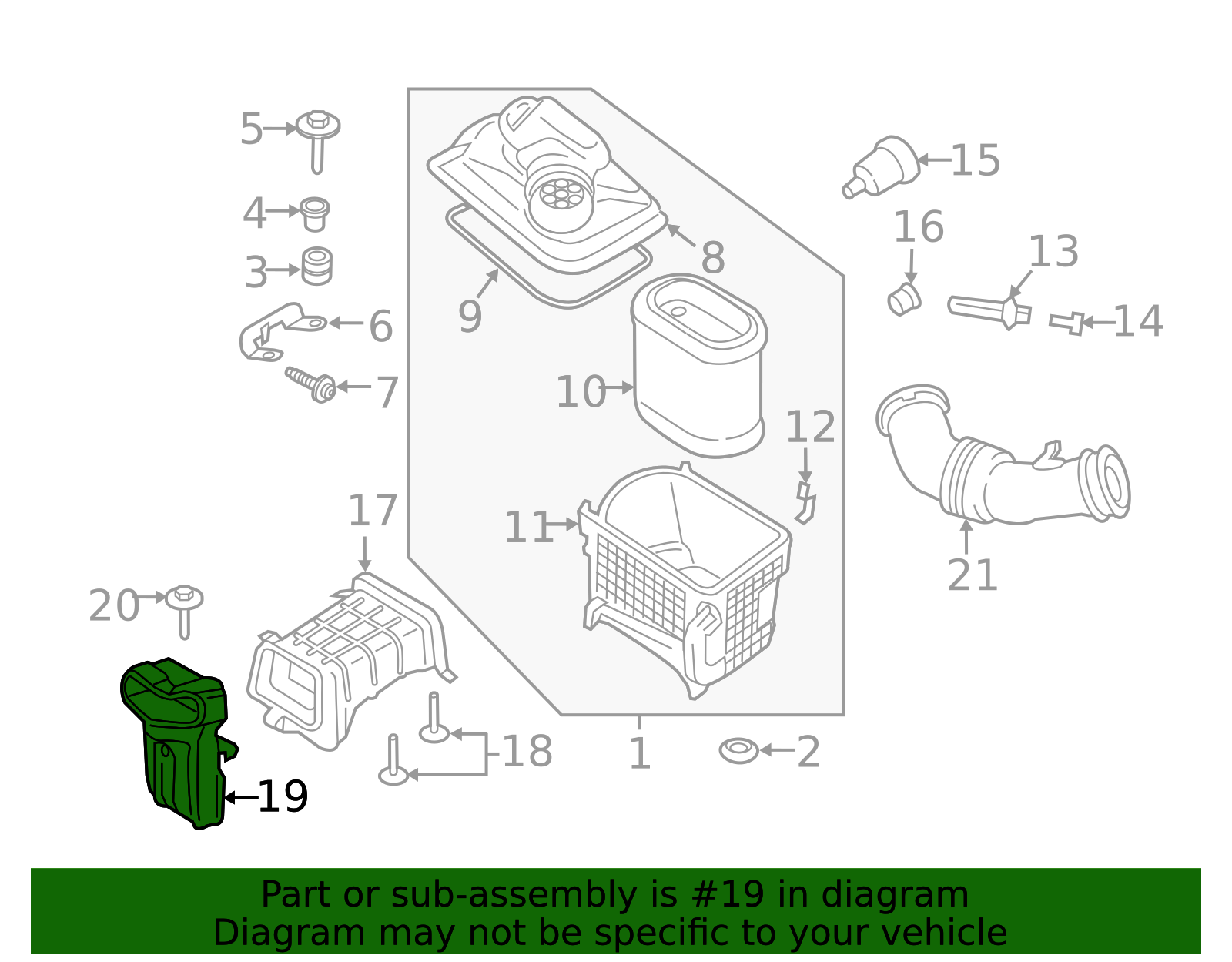 2017-2019 Ford Air Inlet Duct HC3Z-9C675-A | Miracle Ford Parts