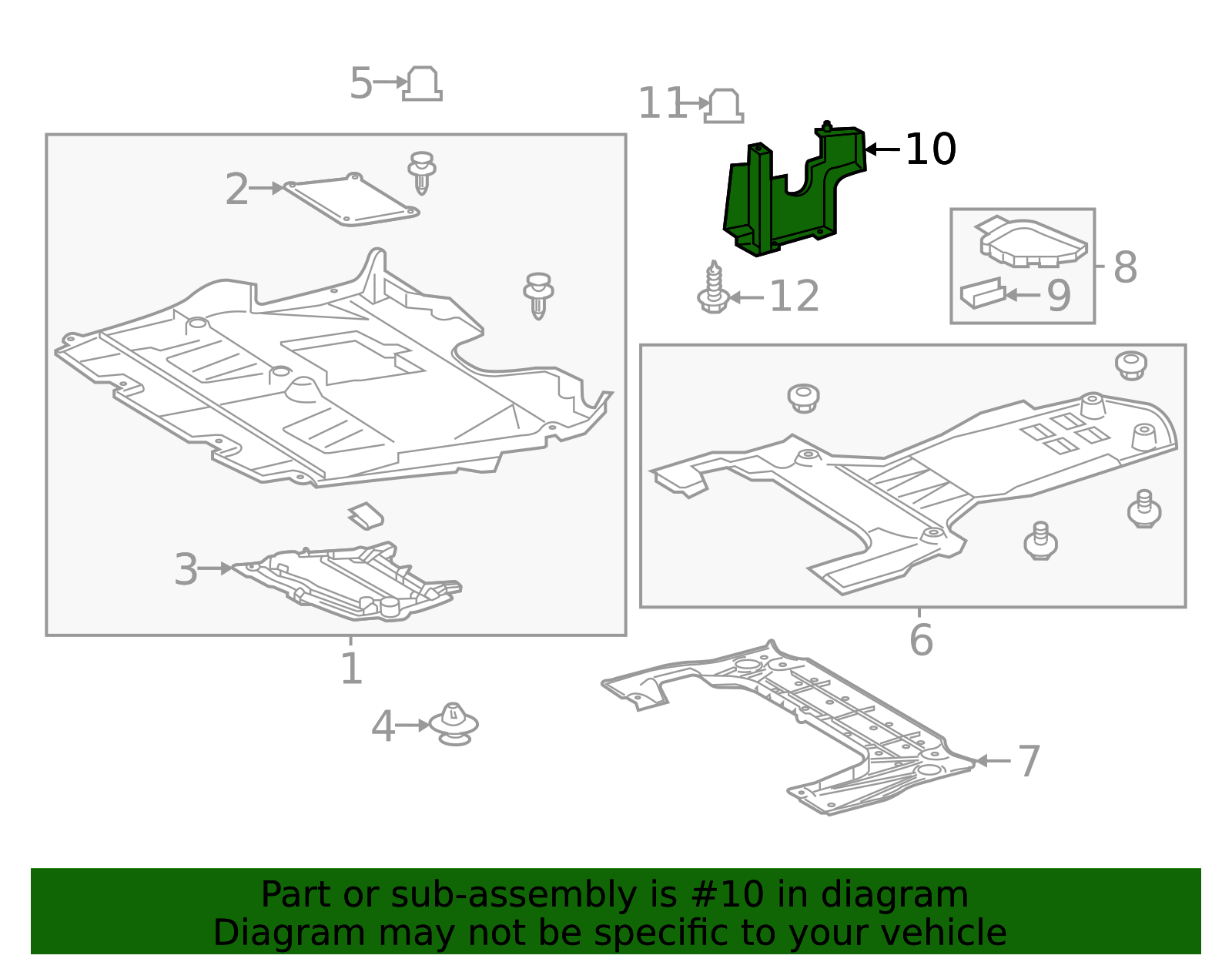 51410-53160 - High-Quality Radiator Support Splash Shield for 2013-2015 ...