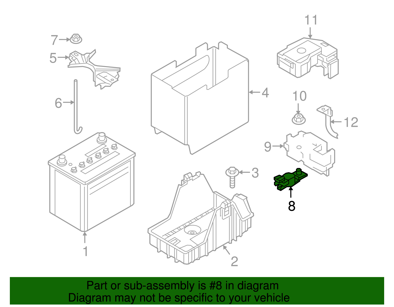 2017-2020 Fiat 124 Spider Terminal 68313067AA | Mopar Parts Canada
