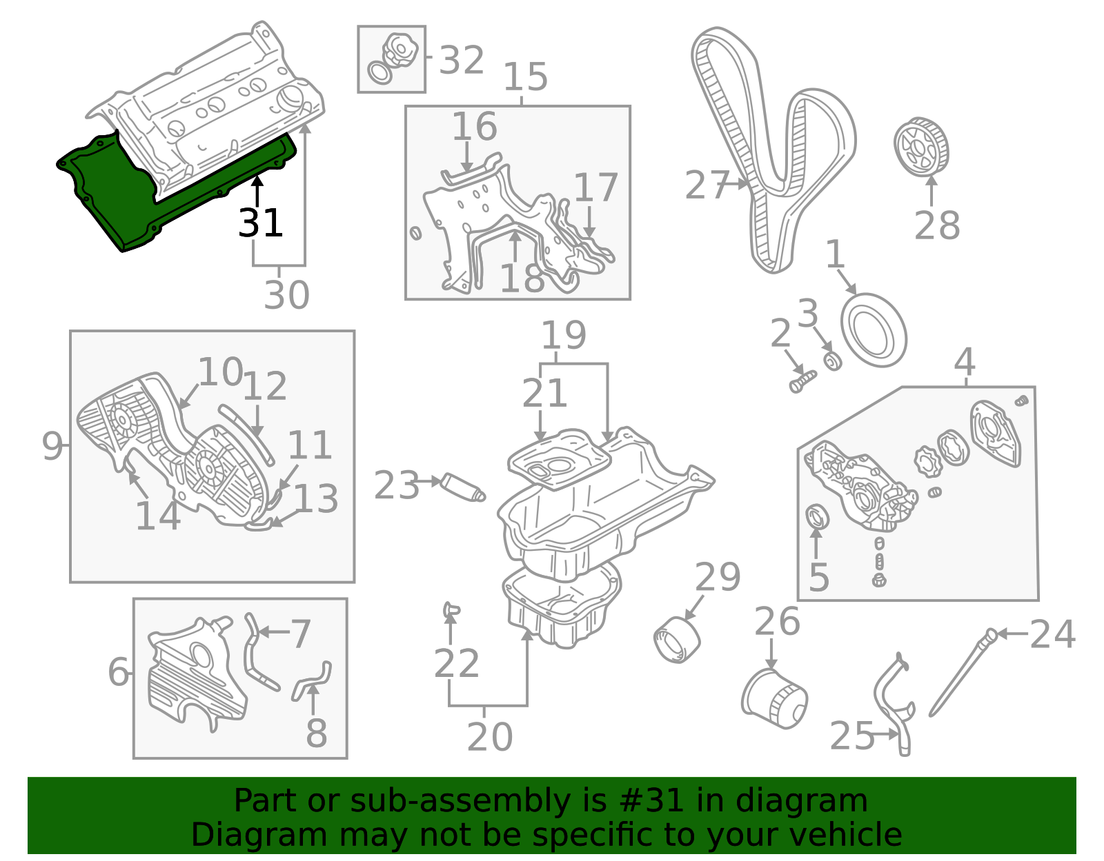 2003-2009 Hyundai Valve Cover Gasket 22441-37110 | MotorMotor