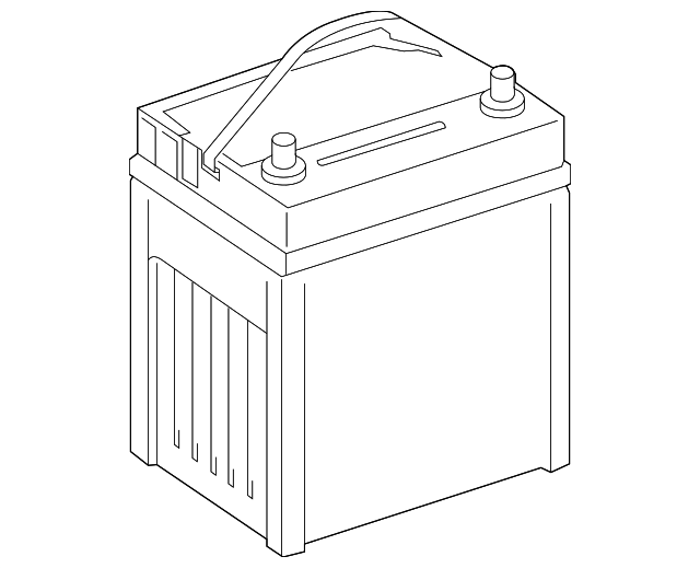 2012-2018 Toyota Vehicle Battery 28800-28102 | OEM Parts Online