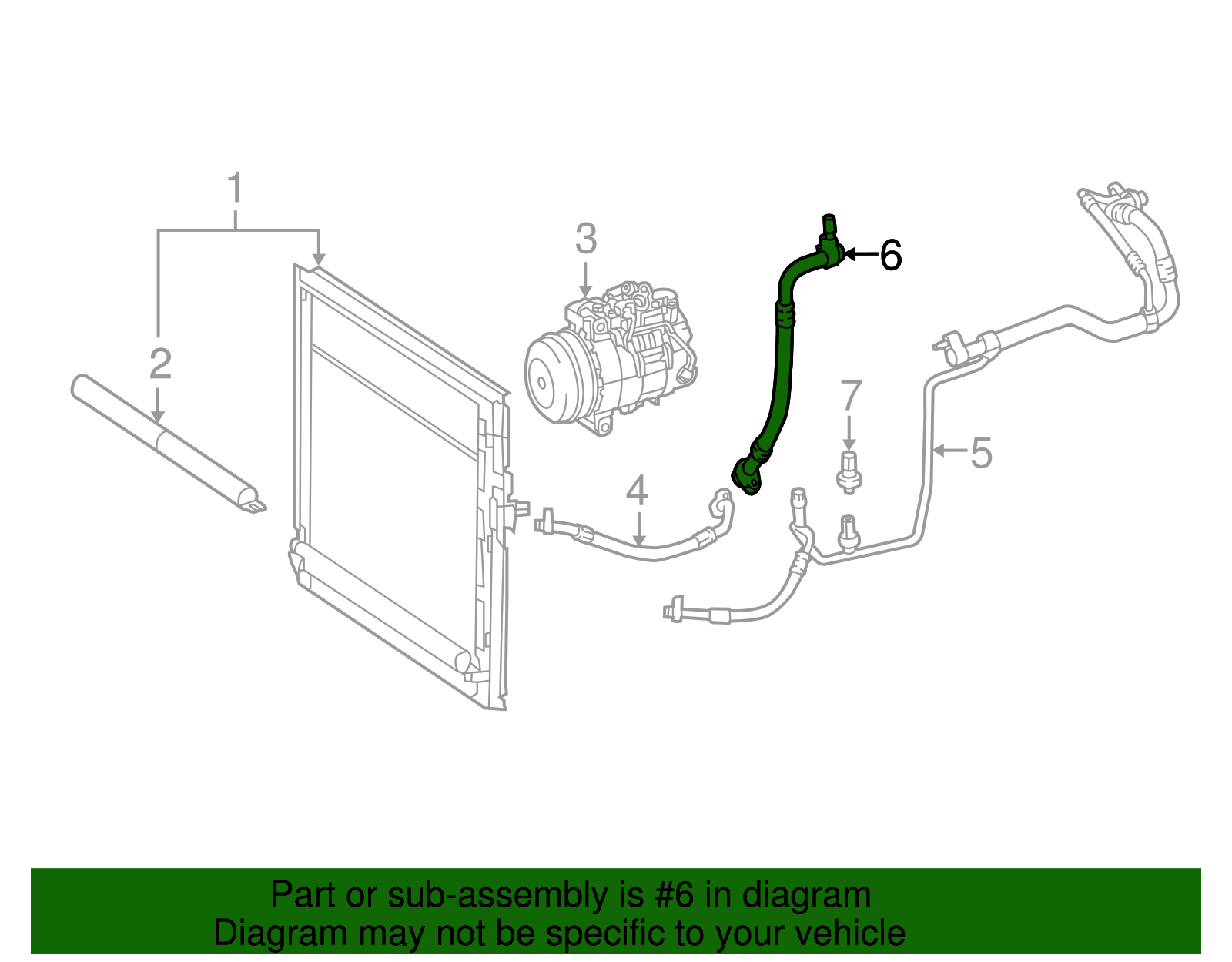 166-830-14-15 - AC Hoses 2012-2016 Mercedes-Benz | Mercedes-Benz ...