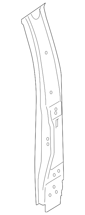 ML3Z-1624300-B - Center Pillar Reinforced 2021-2025 Ford | Ford Parts ...