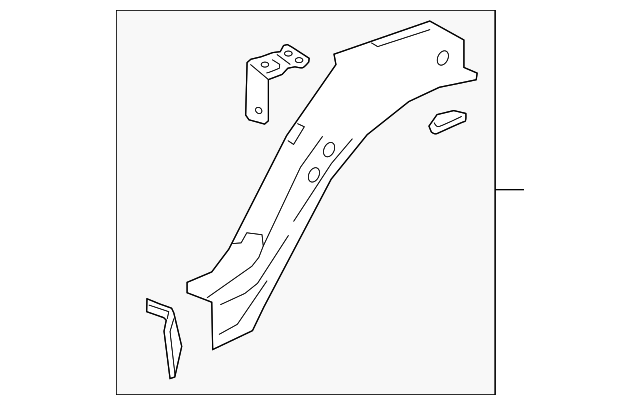 04675-TVA-A00ZZ - Upper Rail Assembly 2018-2022 Honda Accord | Honda ...