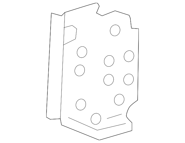60921-TVA-A00ZZ - 2018-2022 Honda Accord - Bracket L Front Sub-Frame ...