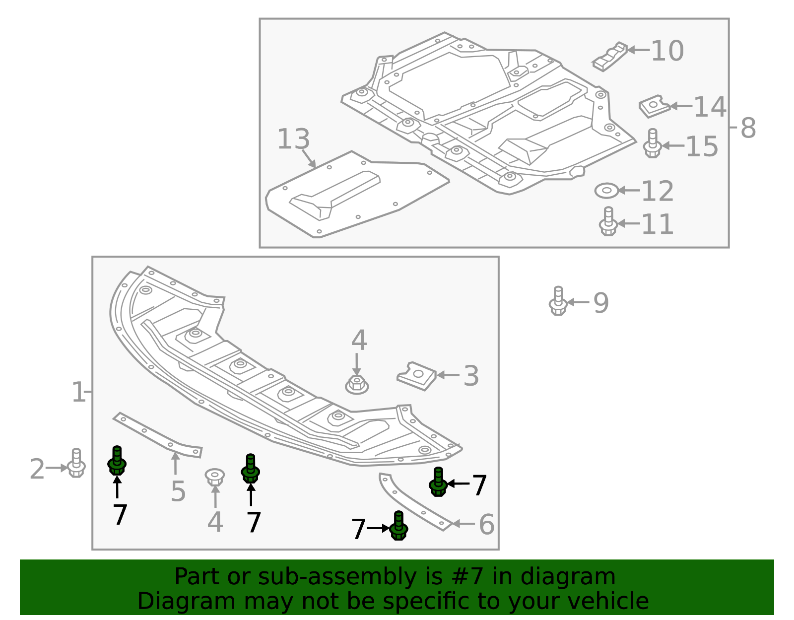 14166-05130 - Deflector Rivet 2016-2020 Kia Optima | Kia.Parts Store