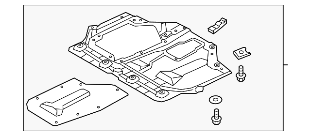 2016-2020 Kia Optima Under Cover 29130-D5100 | OEM Parts Online