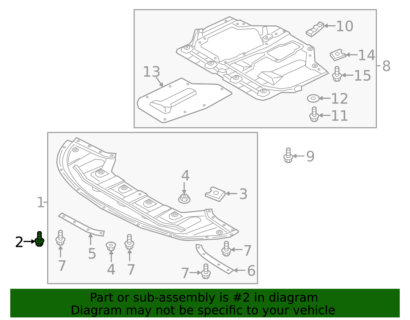 12442-06257B - Front Cover Screw 2006-2025 Kia | Kia.Parts Store