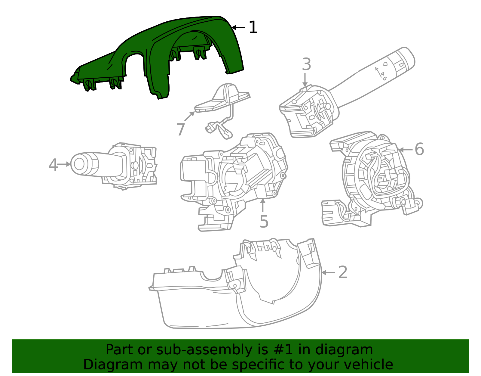 Upper Column Cover 84519858 | OEM Parts Online