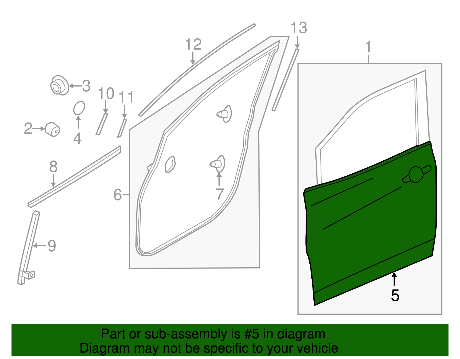 H0152-1JAMA - 2011-2017 Nissan Quest - Outer Panel | Anicra Nissan Parts