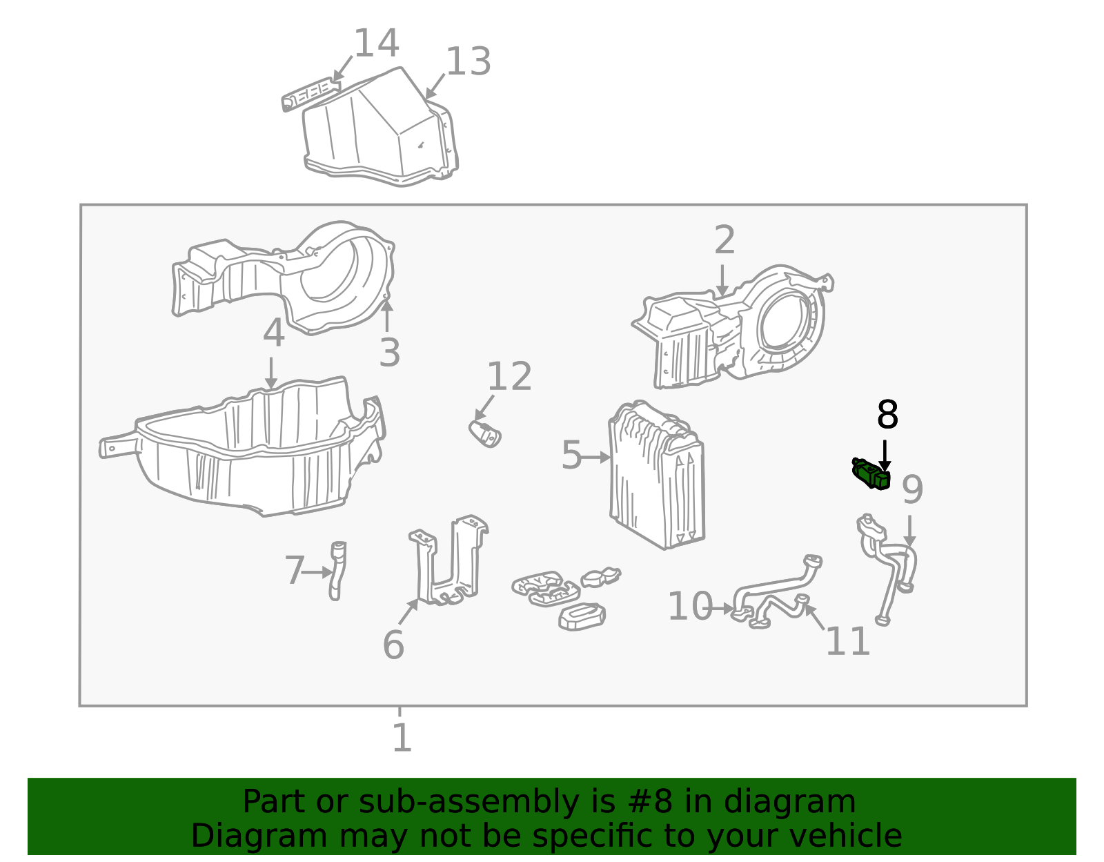 1998-2003 Toyota Sienna Expansion Valve 88515-08050 | MotorMotor