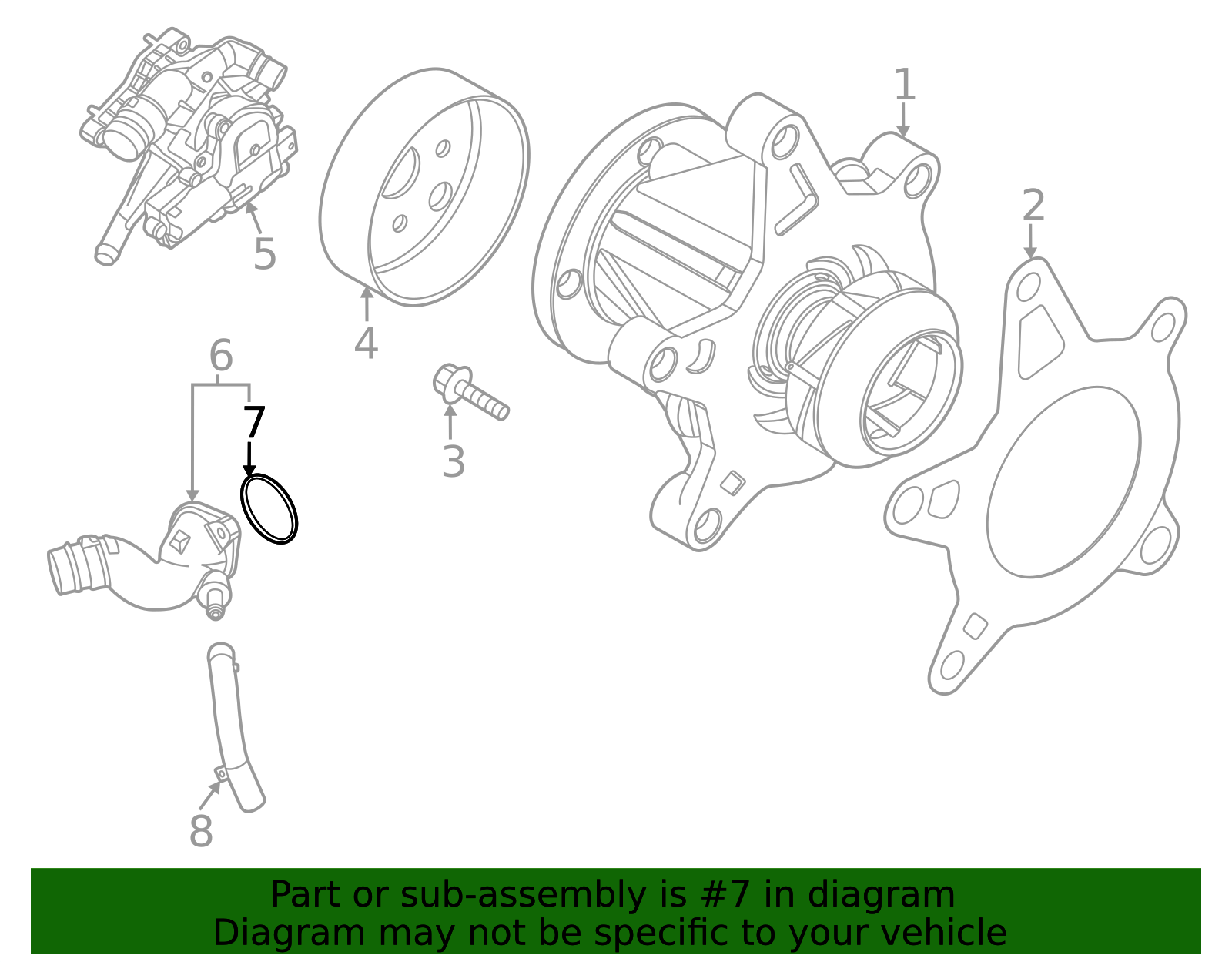 25623-2M010 - Gasket 2021-2026 Kia | Kia.Parts Store
