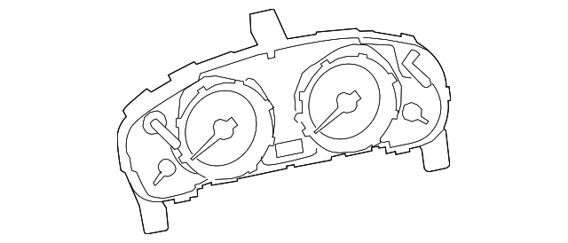 2009-2010 Mazda 6 Instrument Cluster GBJ2-55-471C | RealMazdaParts.com