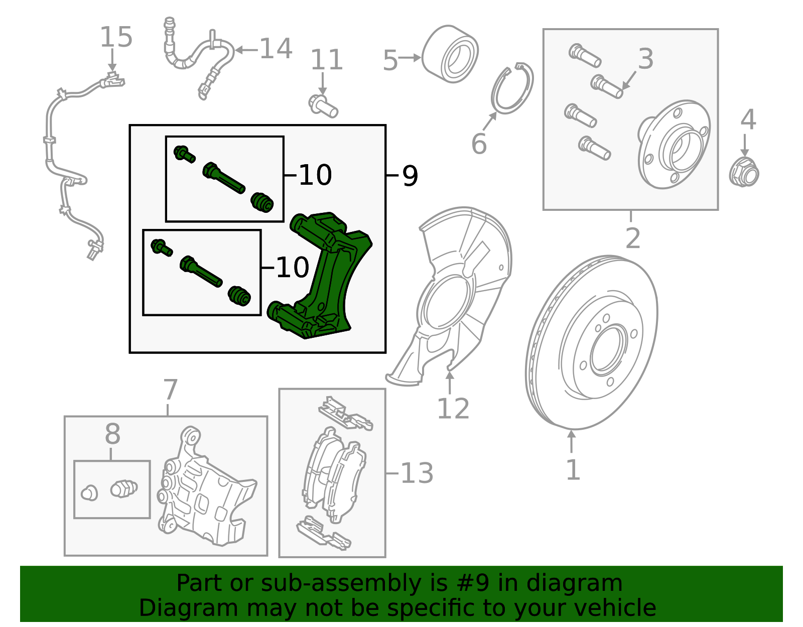 AY1Z-2B292-C - High-Quality Caliper Support for AutoNation Parts