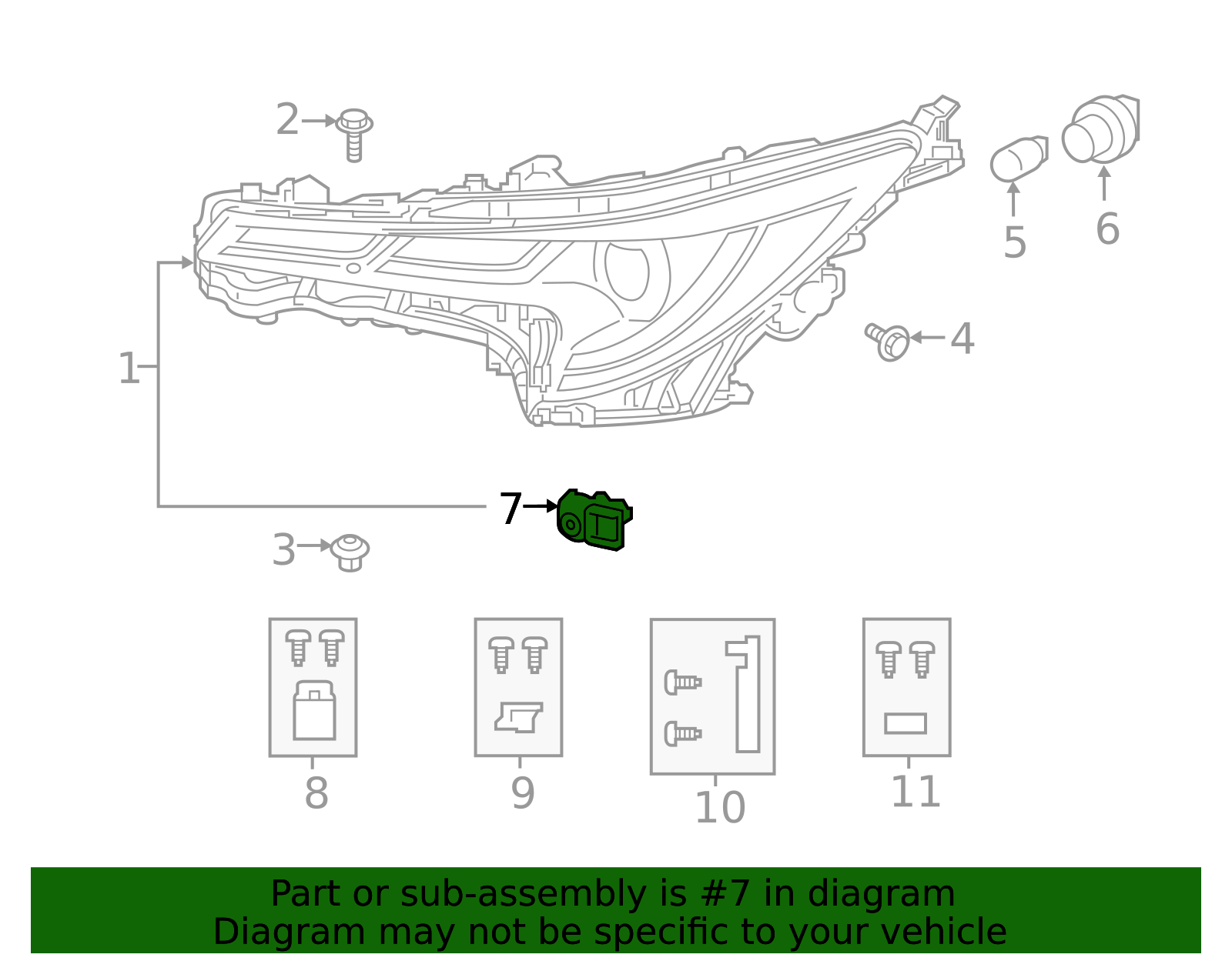 81146-12L00 - Headlight Bracket - OEM Genuine Toyota Parts