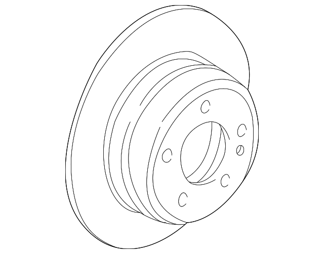 34-21-6-864-903 - Rotor Rear - 1996-2000 BMW | BMW Parts Exchange