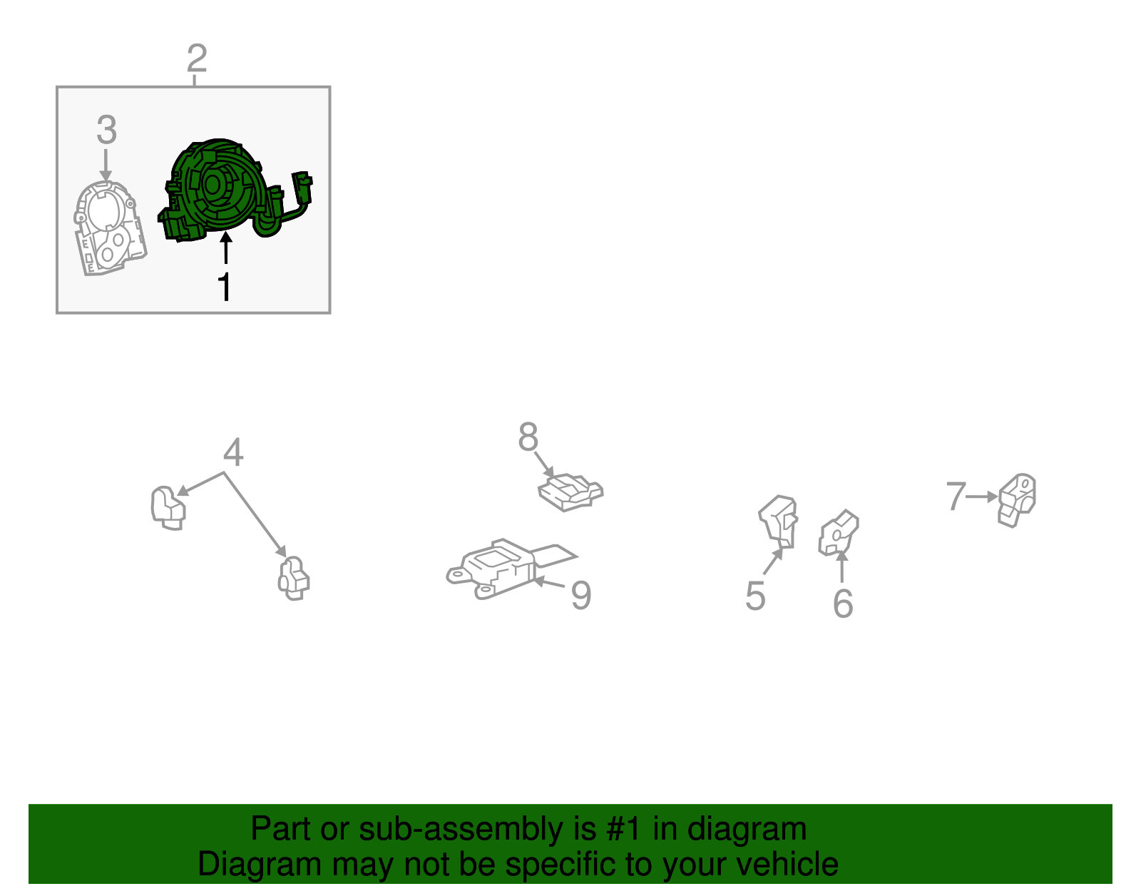 84308-47030 - Clock Spring 2016-2022 Toyota | Longo Toyota Parts