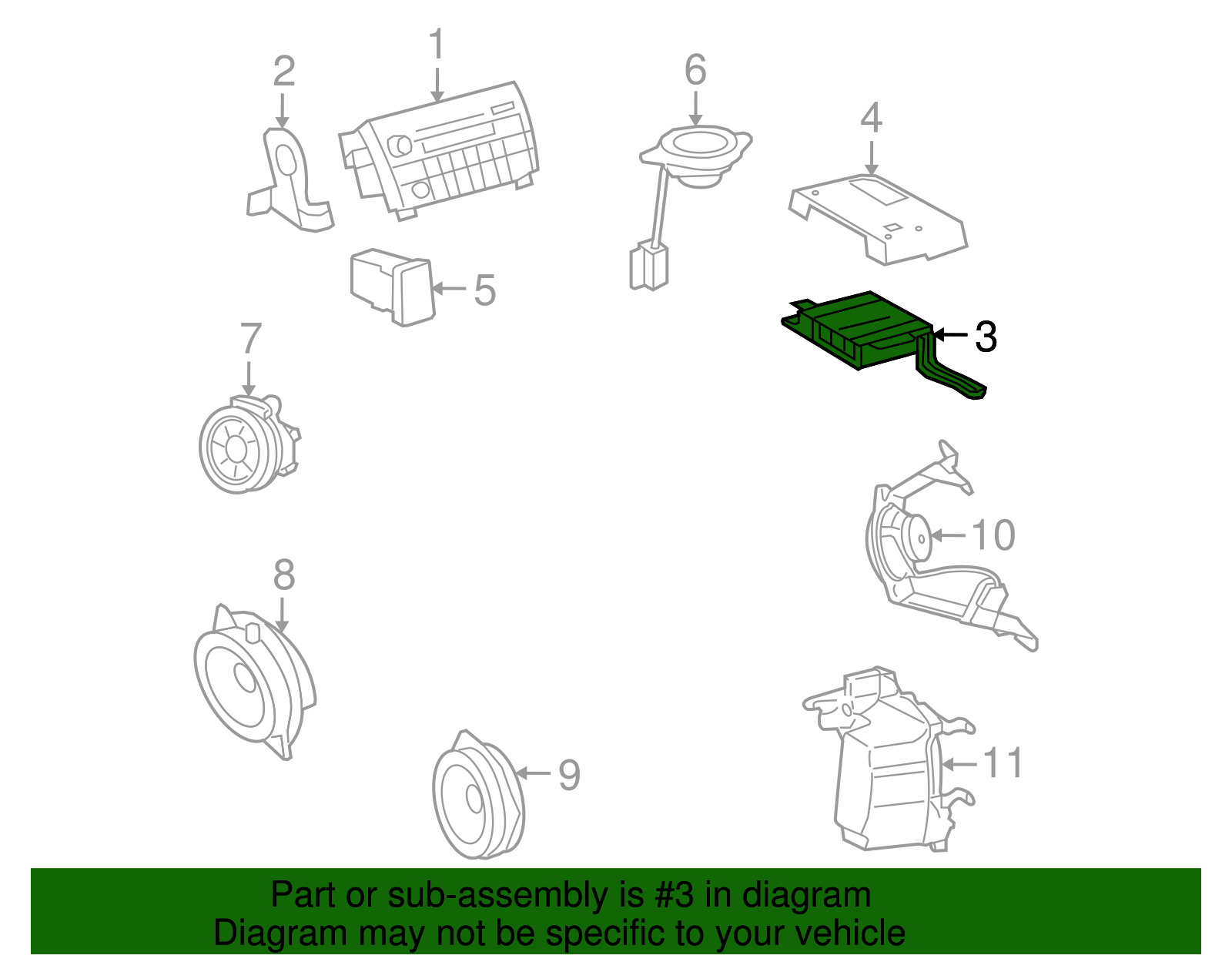 2018-2019 Toyota Sequoia Amplifier 86280-0C210 | Toyota Parts Center
