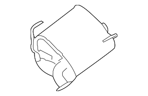 44300FJ121 - Muffler & Pipe | Subaru Parts Deals