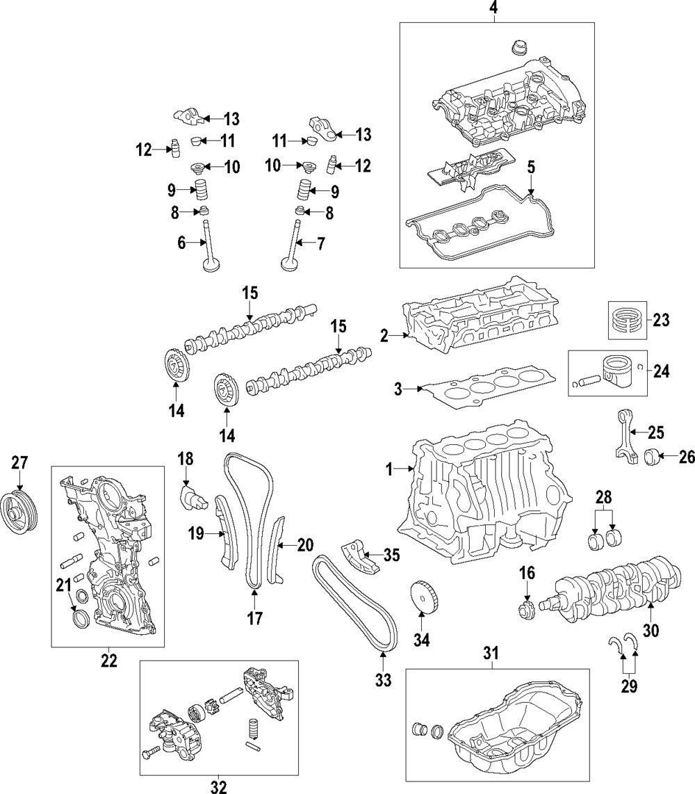 2014-2018 Mazda | Cylinder Head | PYY2-10-SJ0 | Mazda Online Parts