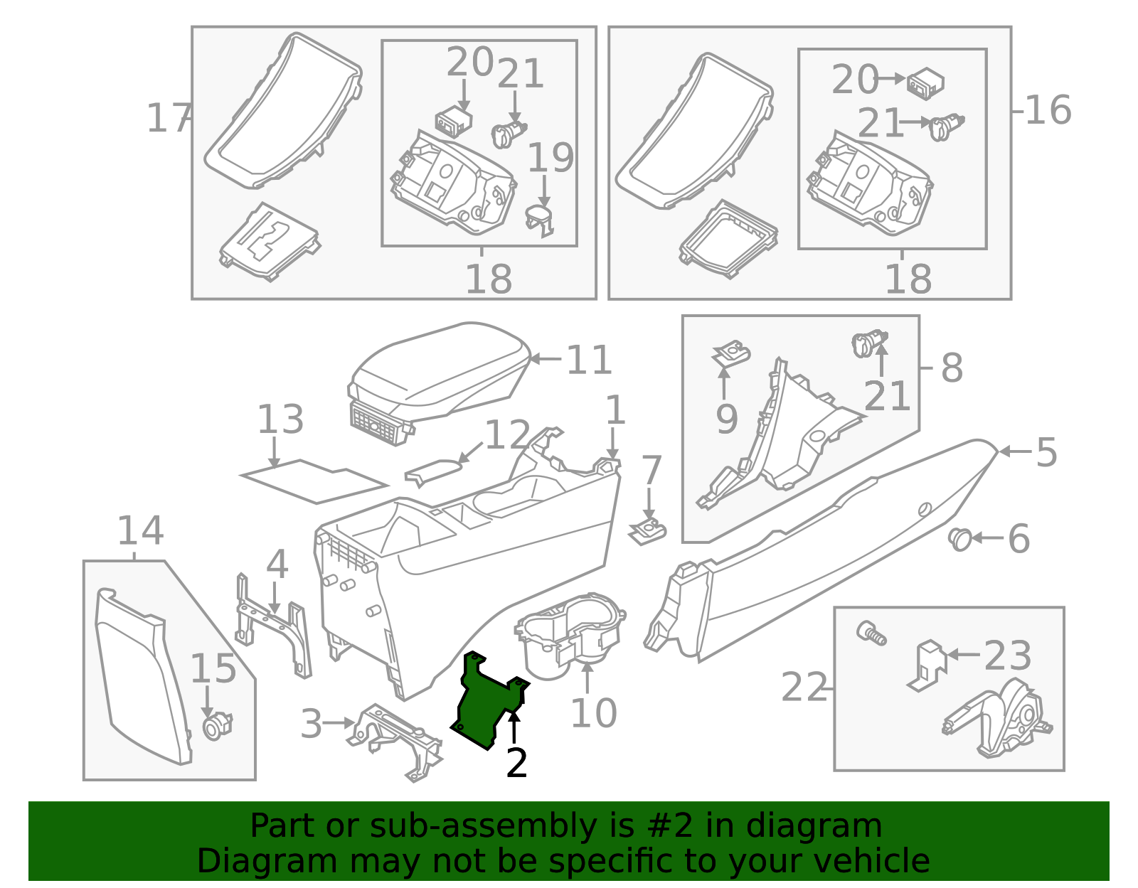 84695-3X000 - High-Quality Console Bracket for 2011-2013 Hyundai ...
