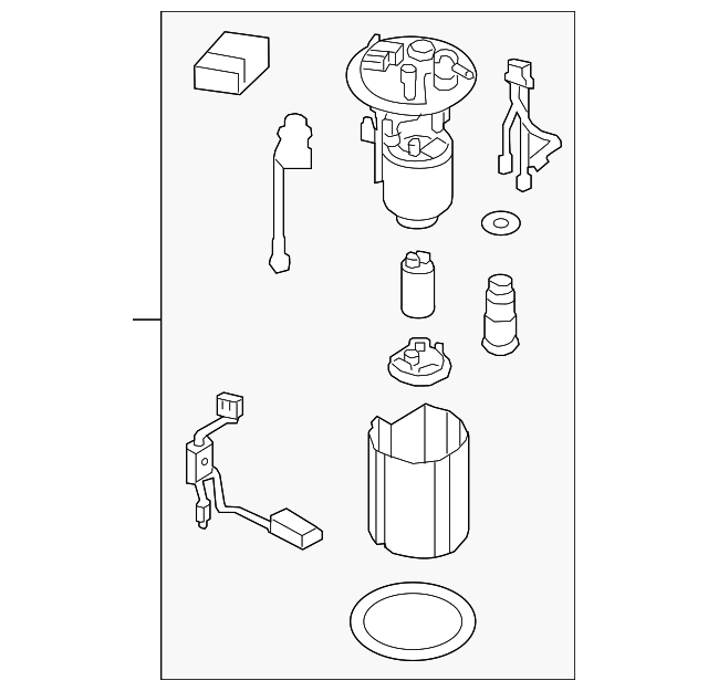 17030W000P - Fuel Pump Assembly 2014-2024 Mitsubishi | Mitsubishi ...
