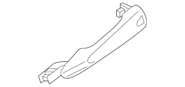 80640-5HJ0A - 2016-2020 Nissan Rogue - Handle, Outside | Anicra Nissan ...