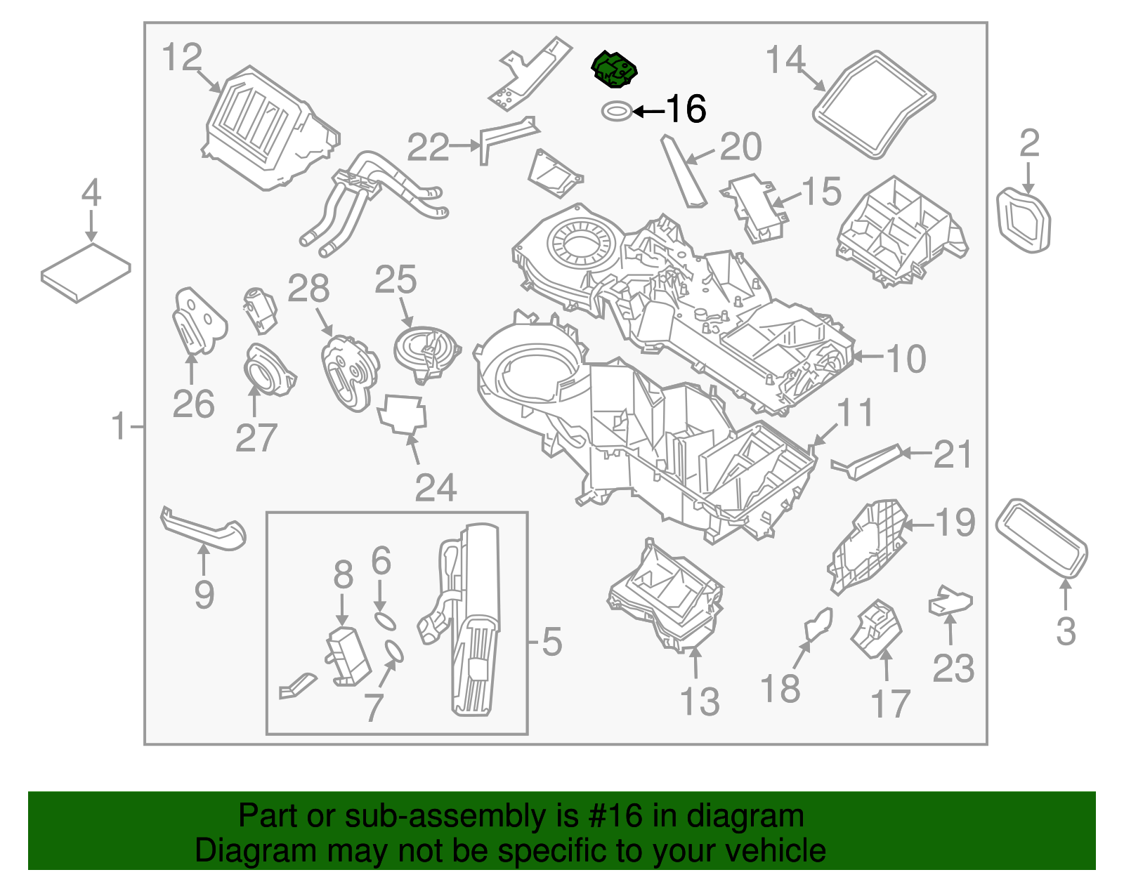 27743-ZP00A - Actuator 2004-2015 Nissan | Nissan Parts & Accessories Online