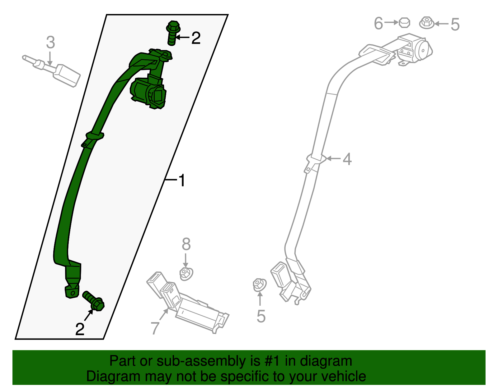 2016-2018 Cadillac CT6 F Belt Kit 19367185 | Capital Chevy Parts