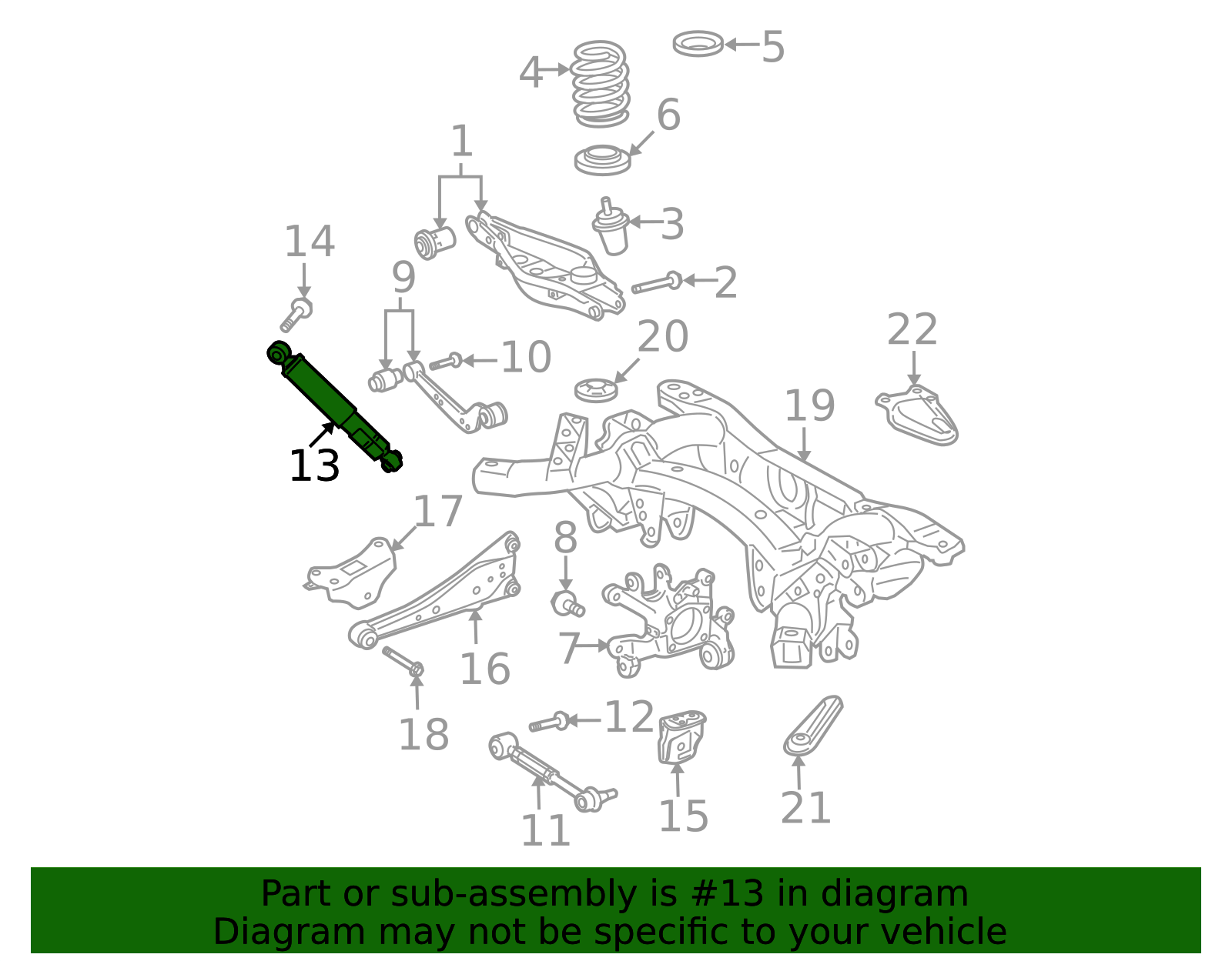 2006-2012 Toyota Rear Right OR Left Shock Absorber Strut RAV4 | OEM ...