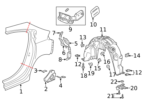 Quarter Panel & Components for 2025 Chevrolet Tahoe | GMPartsDirect.com