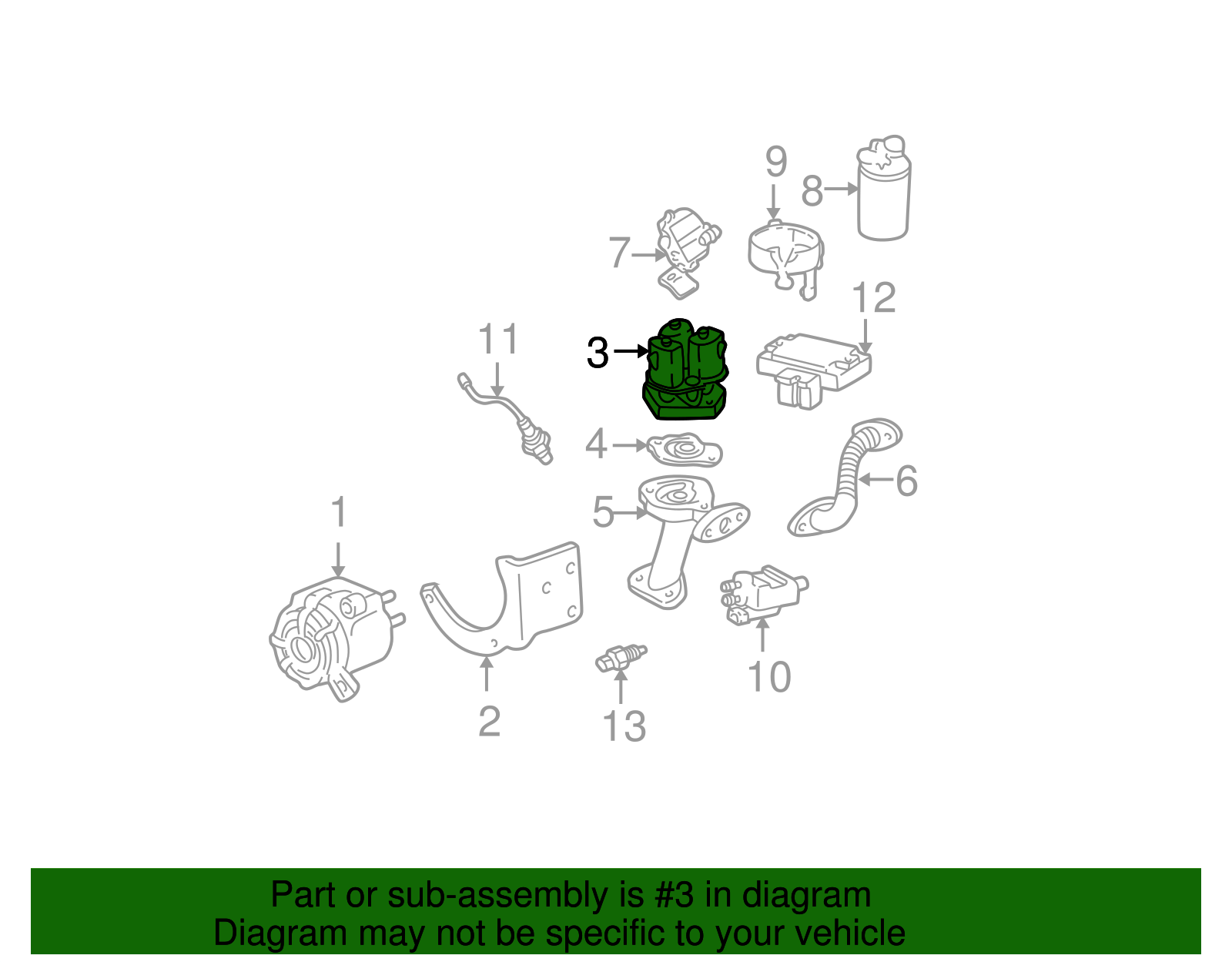 1992-1997 GM Exhaust Gas Recirculation (EGR) Valve Kit with Gasket ...
