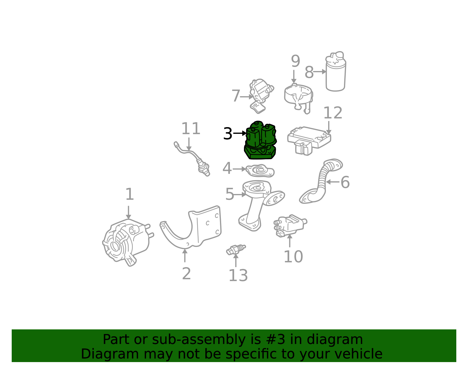 1992-1997 GM Exhaust Gas Recirculation (EGR) Valve Kit with Gasket ...