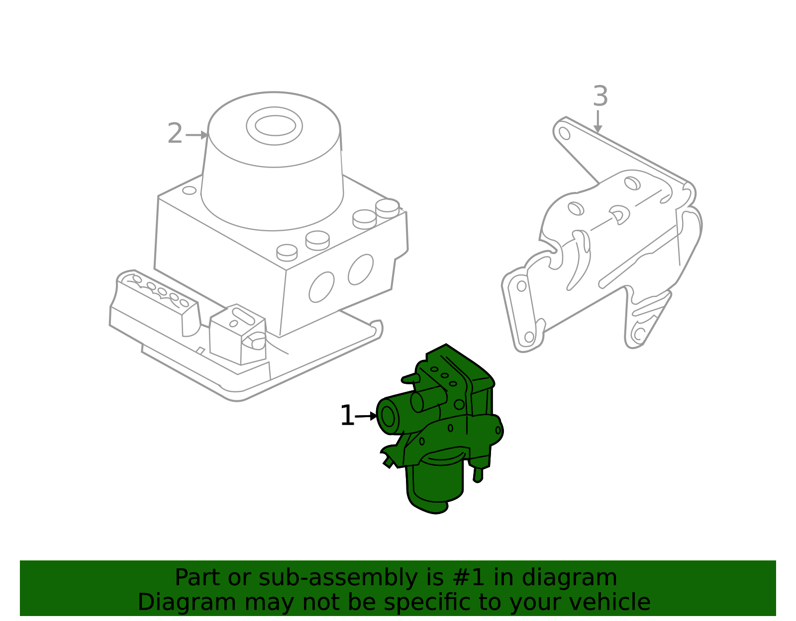 9L8Z-2C219-F - Genuine OEM Ford ABS Control Module - 2008-2010 Ford ...