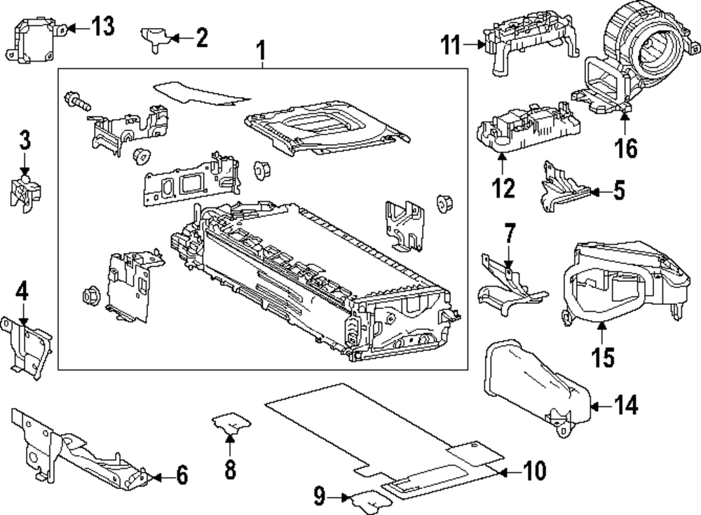 2023-2025 Toyota Crown Box G384B-48020 | Toyota Parts Center