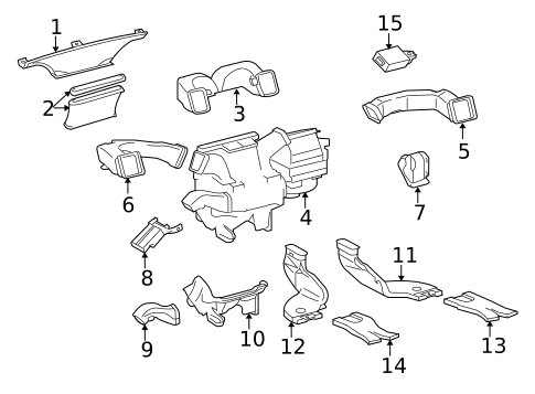 Ducts for 2006 Toyota Tacoma | Ourisman Toyota Parts | Official Toyota ...