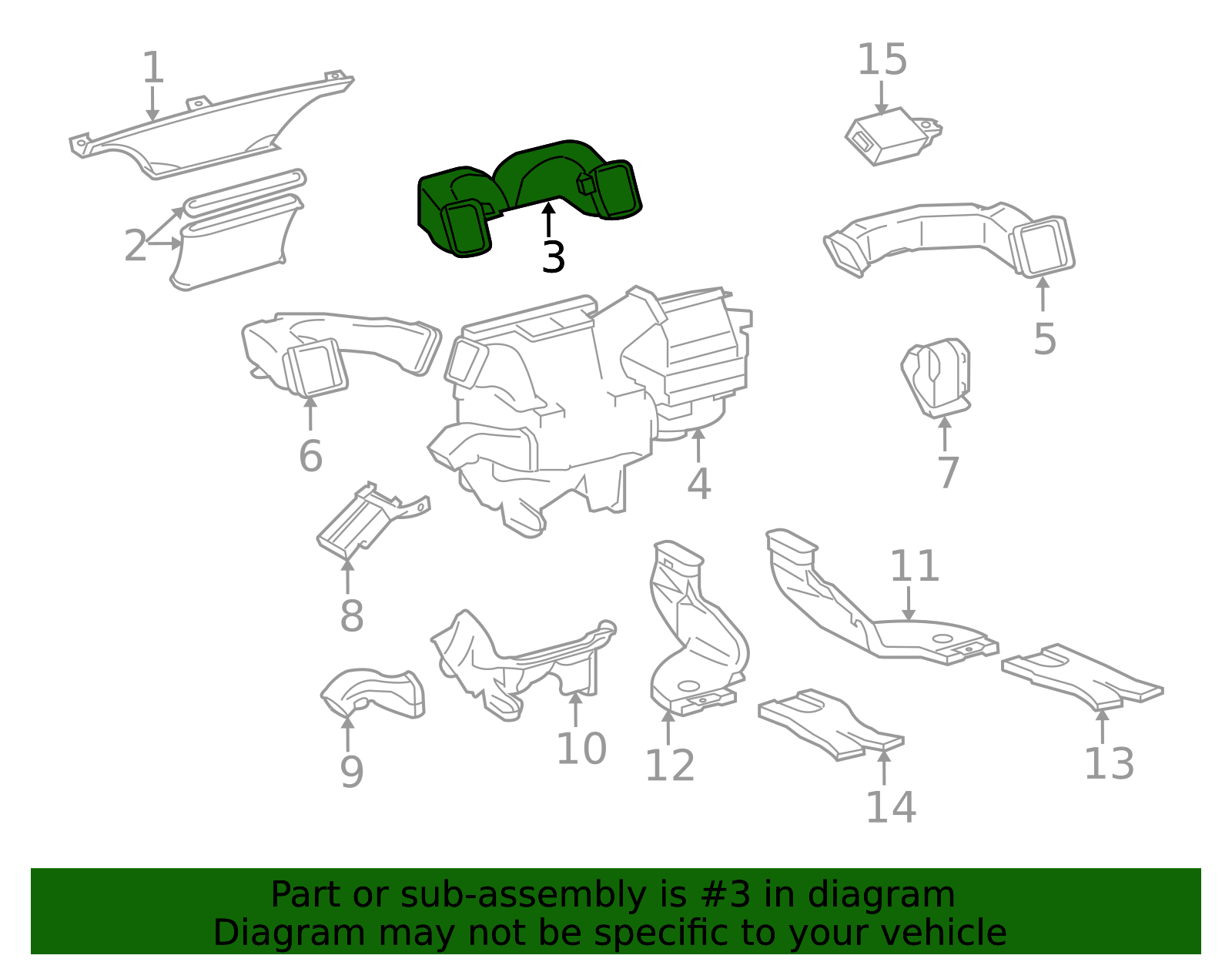 2005-2011 Toyota Tacoma Heat Duct 55844-04090 | MotorMotor