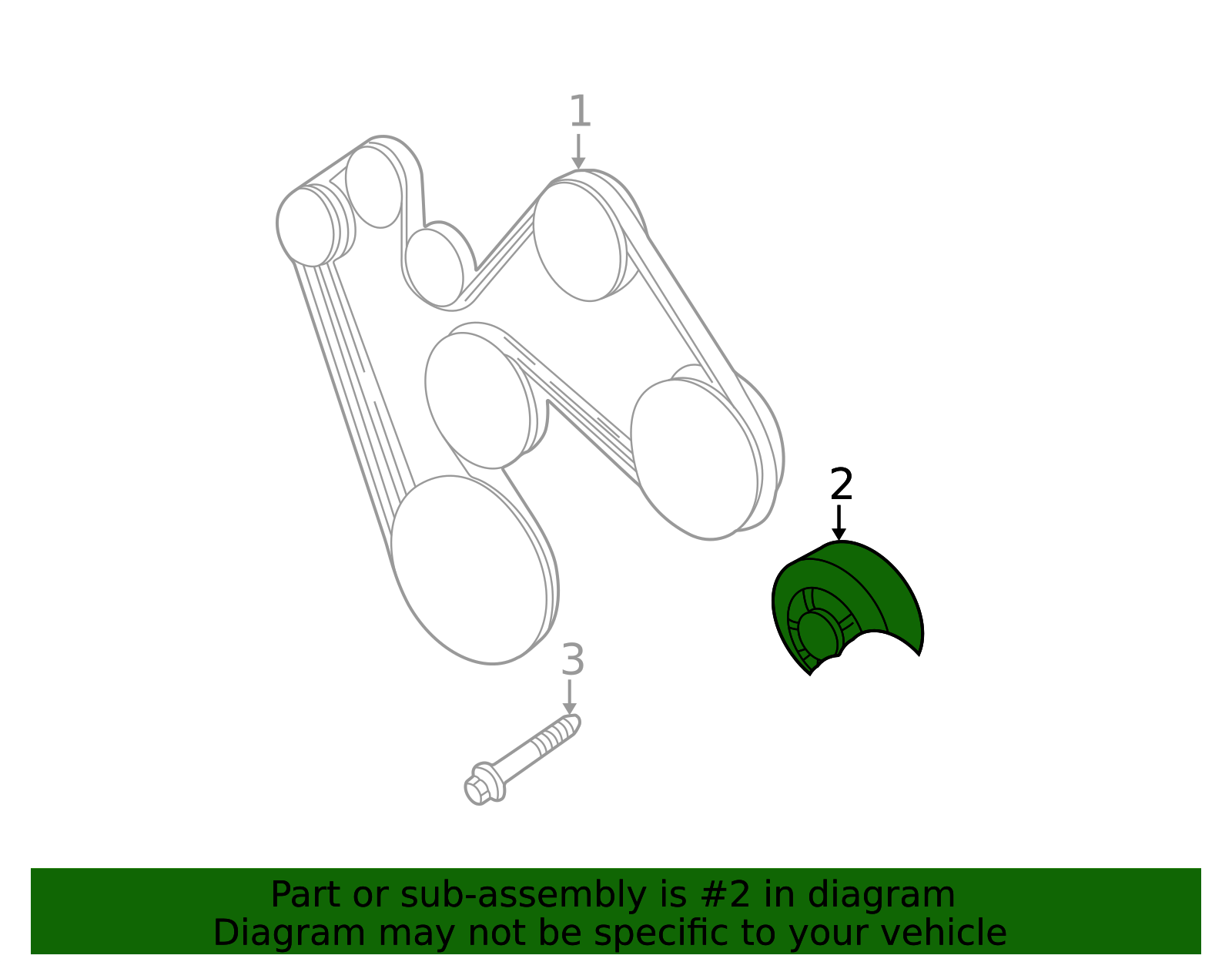 2004-2012 Mopar Accessory Drive Belt Tensioner Assembly 53030958AG ...