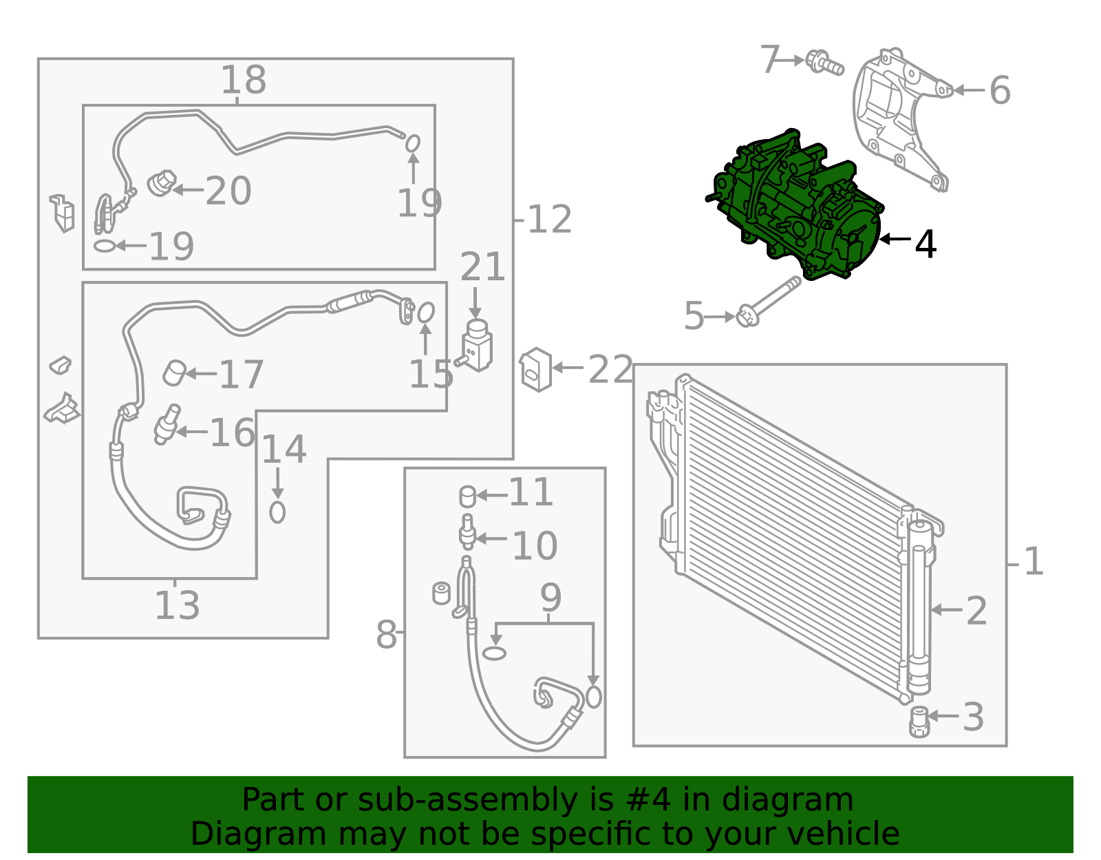 97701-4U000 - Compressor - 2013-2016 Kia Optima | World Kia
