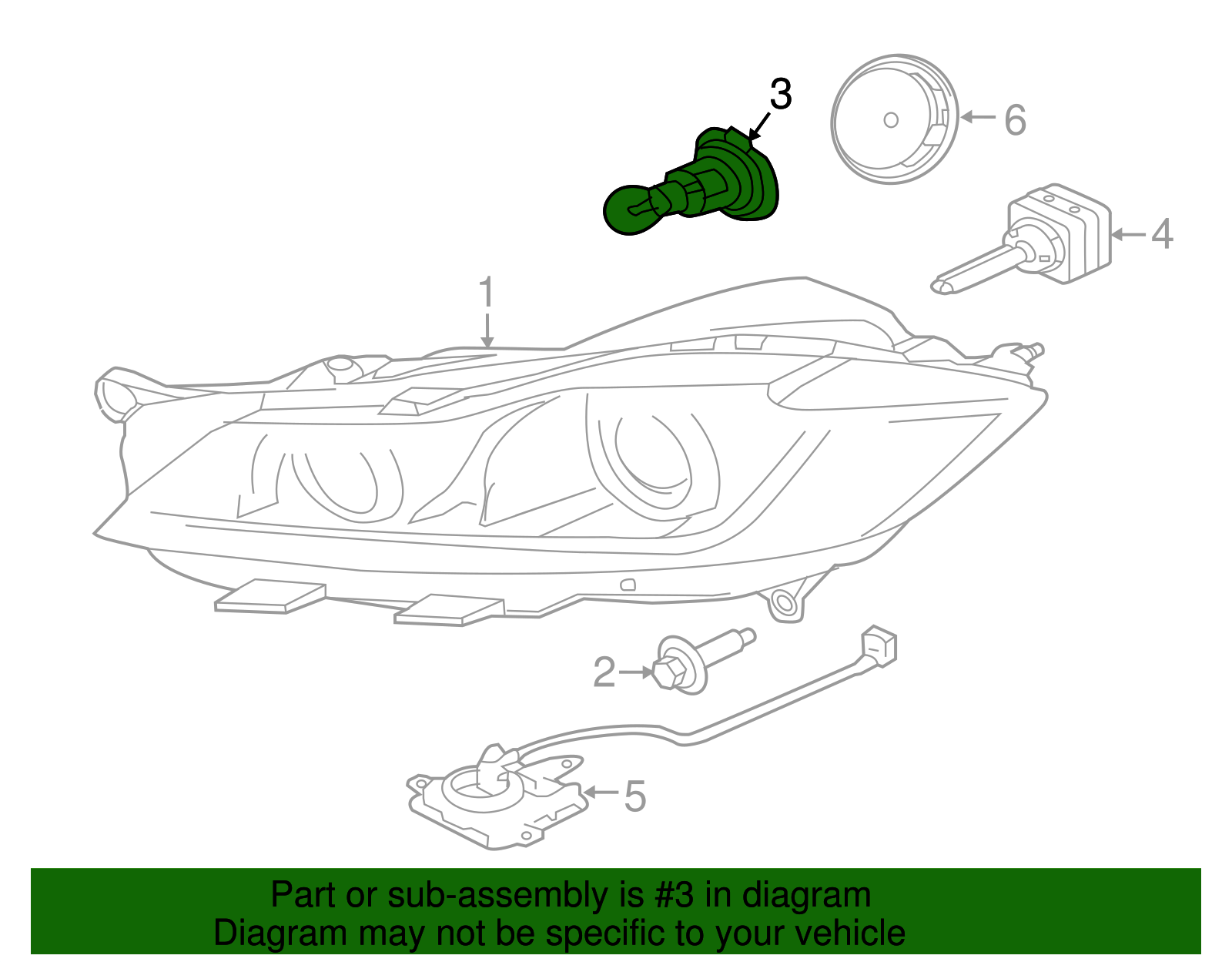 2016-2023 Jaguar Signal Bulb T4N13302 | Haper Jaguar Parts