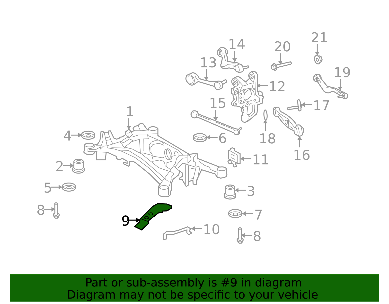 52273-50030 - High-Quality Suspension Subframe Reinforcement Bracket ...