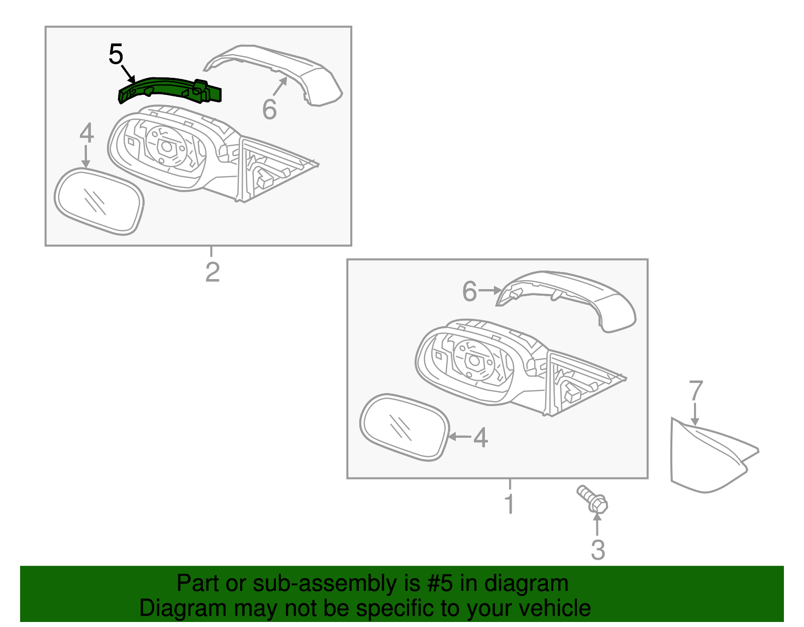 2017-2022 Kia | Signal Lamp | 87613-G5000 | Kia Auto Parts