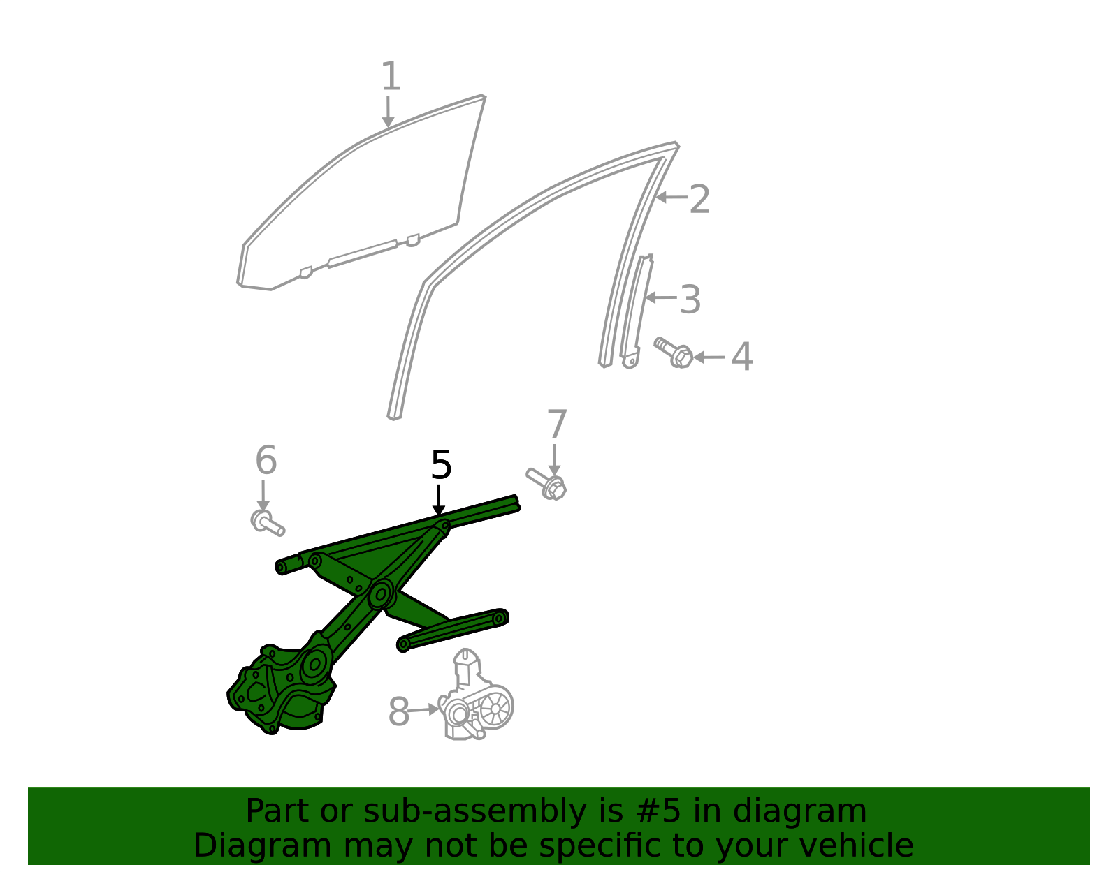 Window Regulator - OEM Power/Manual Lift System for Toyota | AutoNation ...