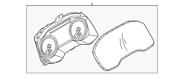 2022 Nissan Rogue Instrument Cluster 24810-6RR0B | Team Nissan Inc.