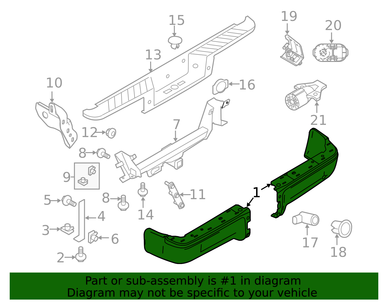 2009-2014 Ford F-150 OEM NEW 2009-2014 Ford F-150 Bumper Assembly ...