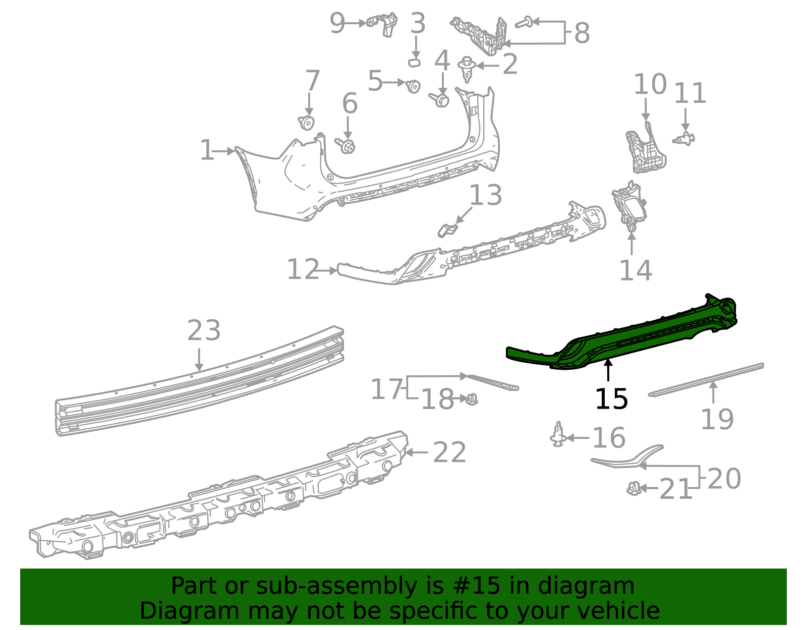 2021-2025 Toyota Highlander Extension Panel 52169-0E150 | OEM Parts Online