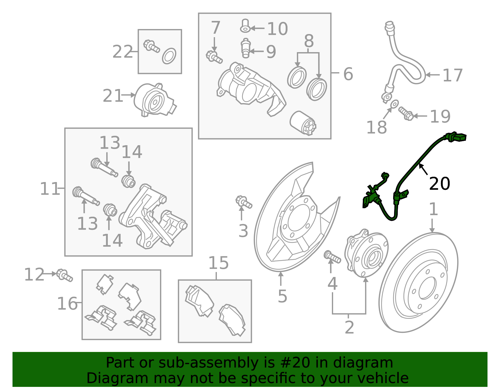 KA0G-43-7EXA - ABS Wheel Speed Sensor 2016-2021 Mazda CX-5 | Mazda ...